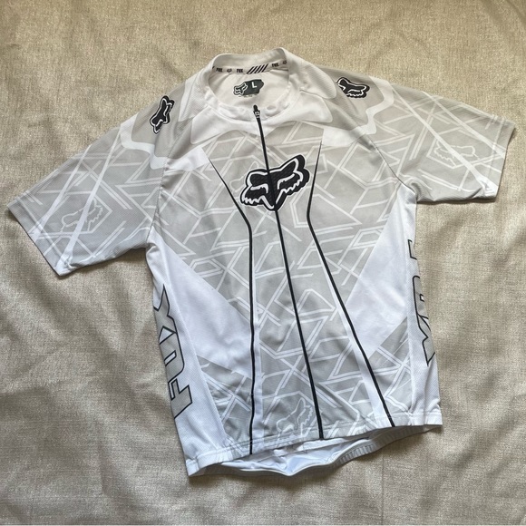 Fox | Tops | Fox Short Sleeve Cycling Jersey Large | Poshmark